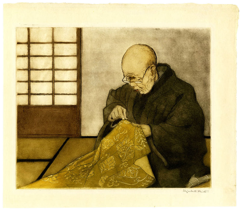 Tanaka-san (Etching) – Castle Fine Arts
