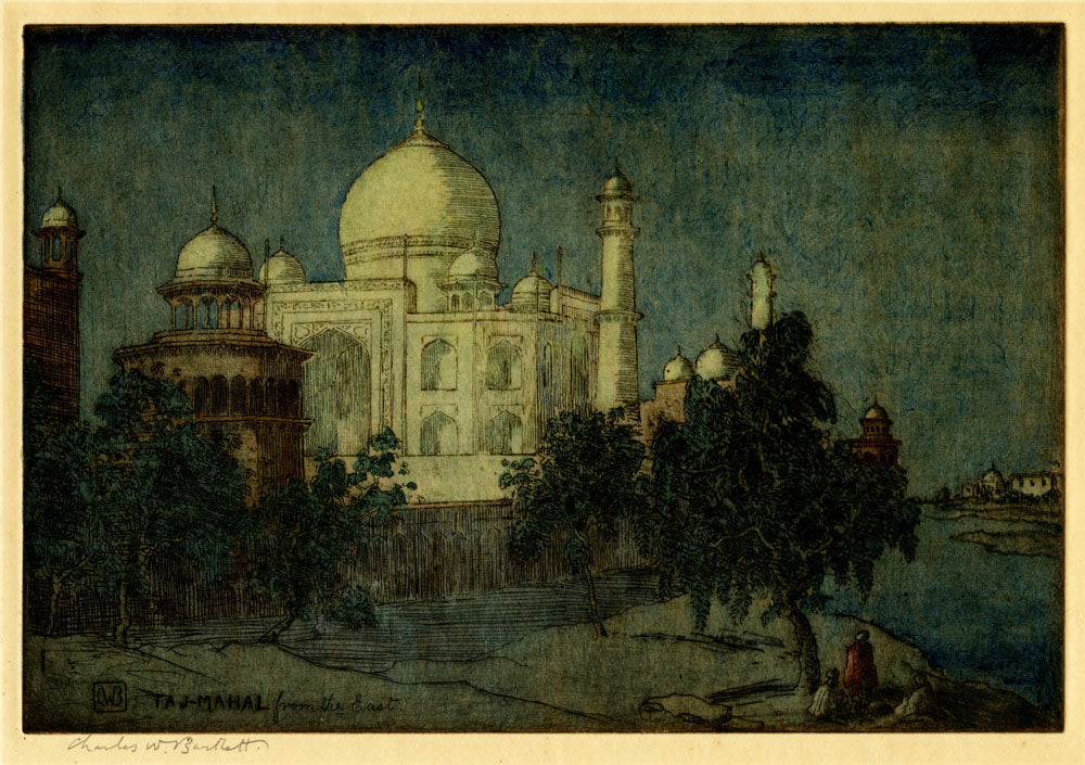 Taj-Mahal from the East (Etching) – Castle Fine Arts